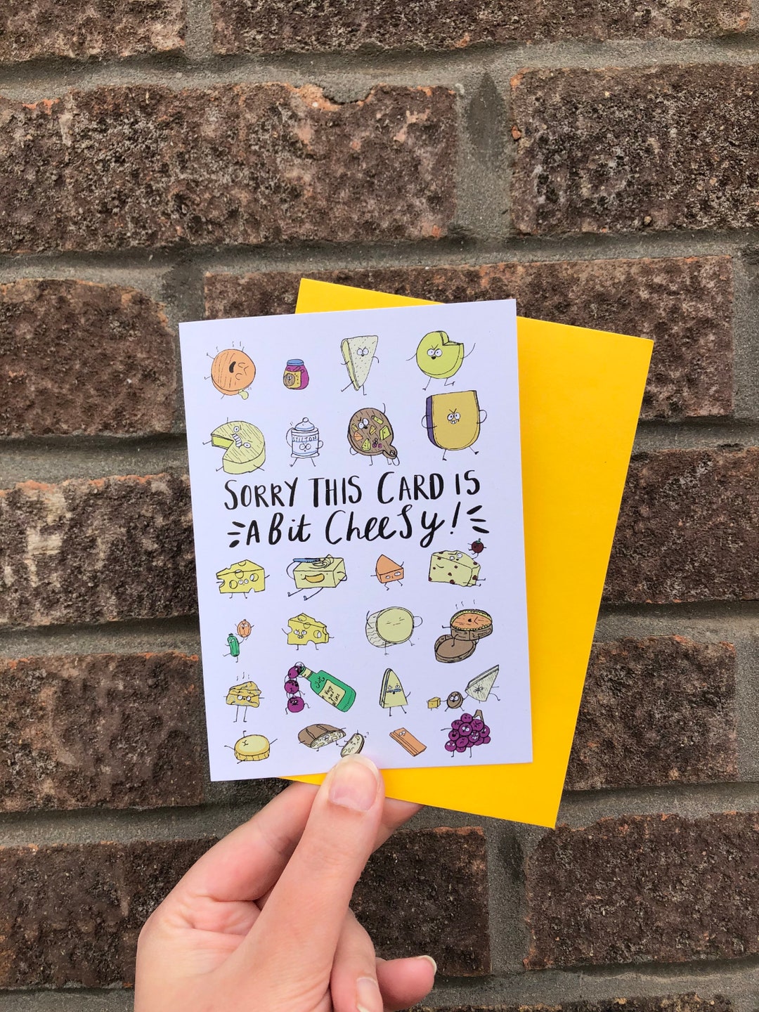 Sorry This Card is so Cheesy Cheese Birthday All Occasions Greetings ...