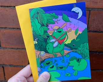 Banjo Birthday Card - Etsy