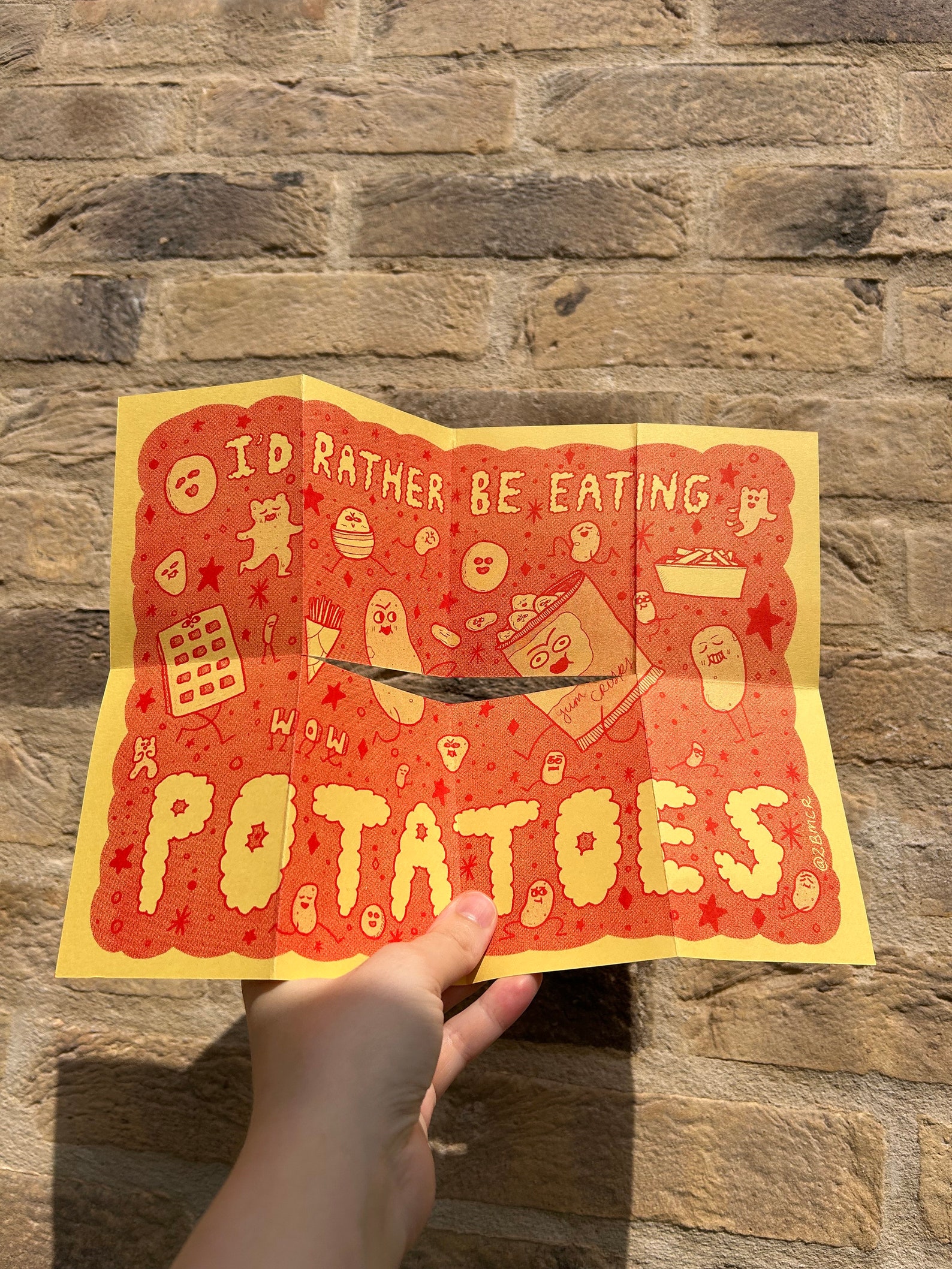 The Greatest Forms of Potato Crisp Chip Chips Potates Folded Risograph ...