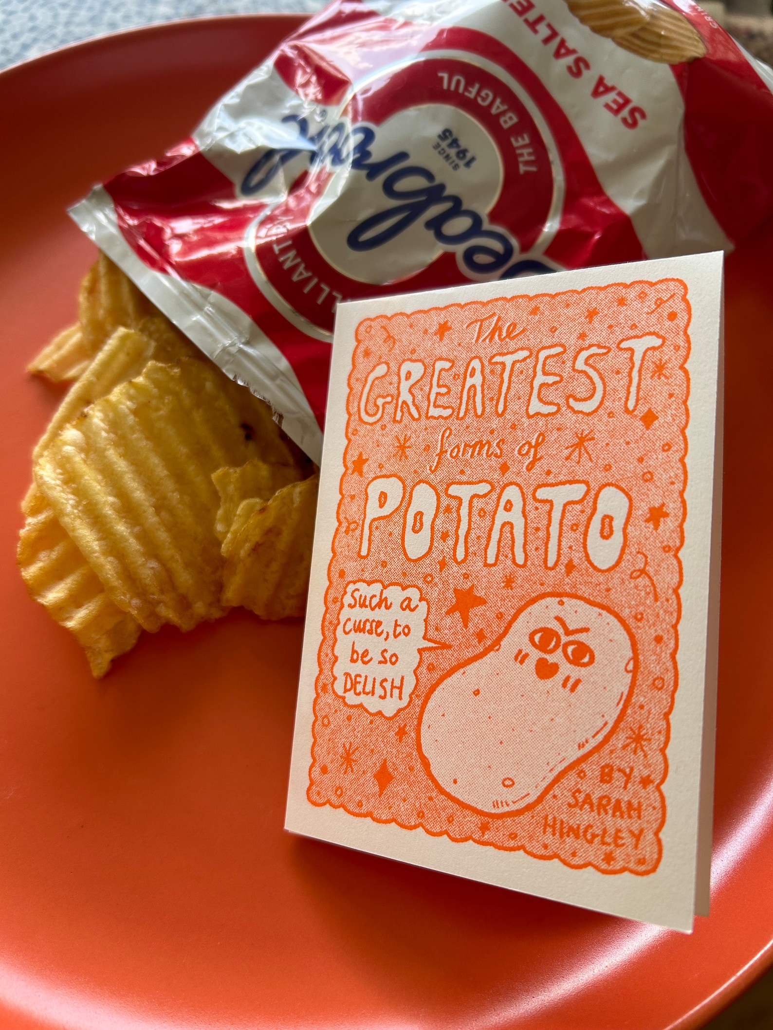 The Greatest Forms of Potato Crisp Chip Chips Potates Folded Risograph ...