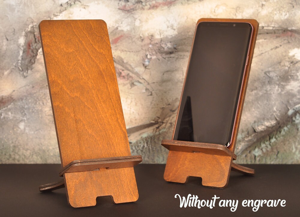 Phone Stand Wood Phone Stand Gift Charging Station Phone - Etsy
