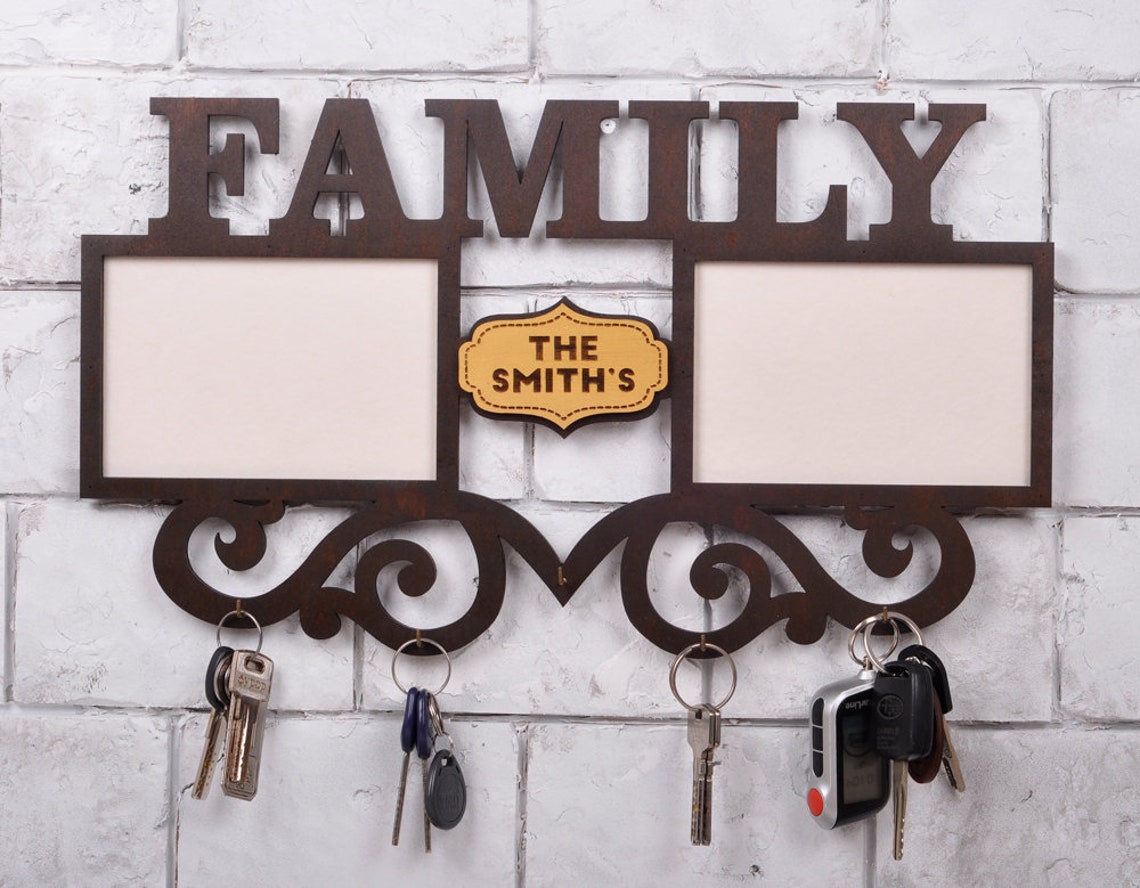 Custom Wood Key Holder for Wall. Personalized Key Holder. Key | Etsy