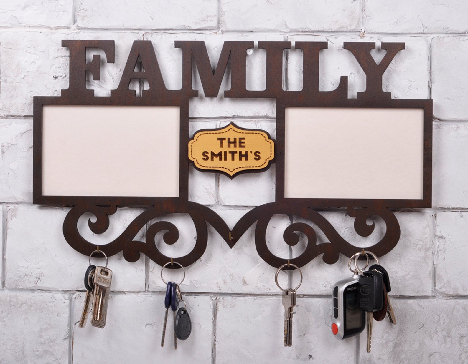 Custom Wood Key Holder for Wall. Personalized Key Holder. Key | Etsy