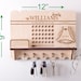 Wooden Perpetual Calendar. Wall Key Holder - Etsy