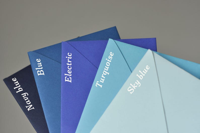 A7 Light Blue Envelopes, Sky Blue 5.25x7.25 Envelopes, A7 Light Blue ...