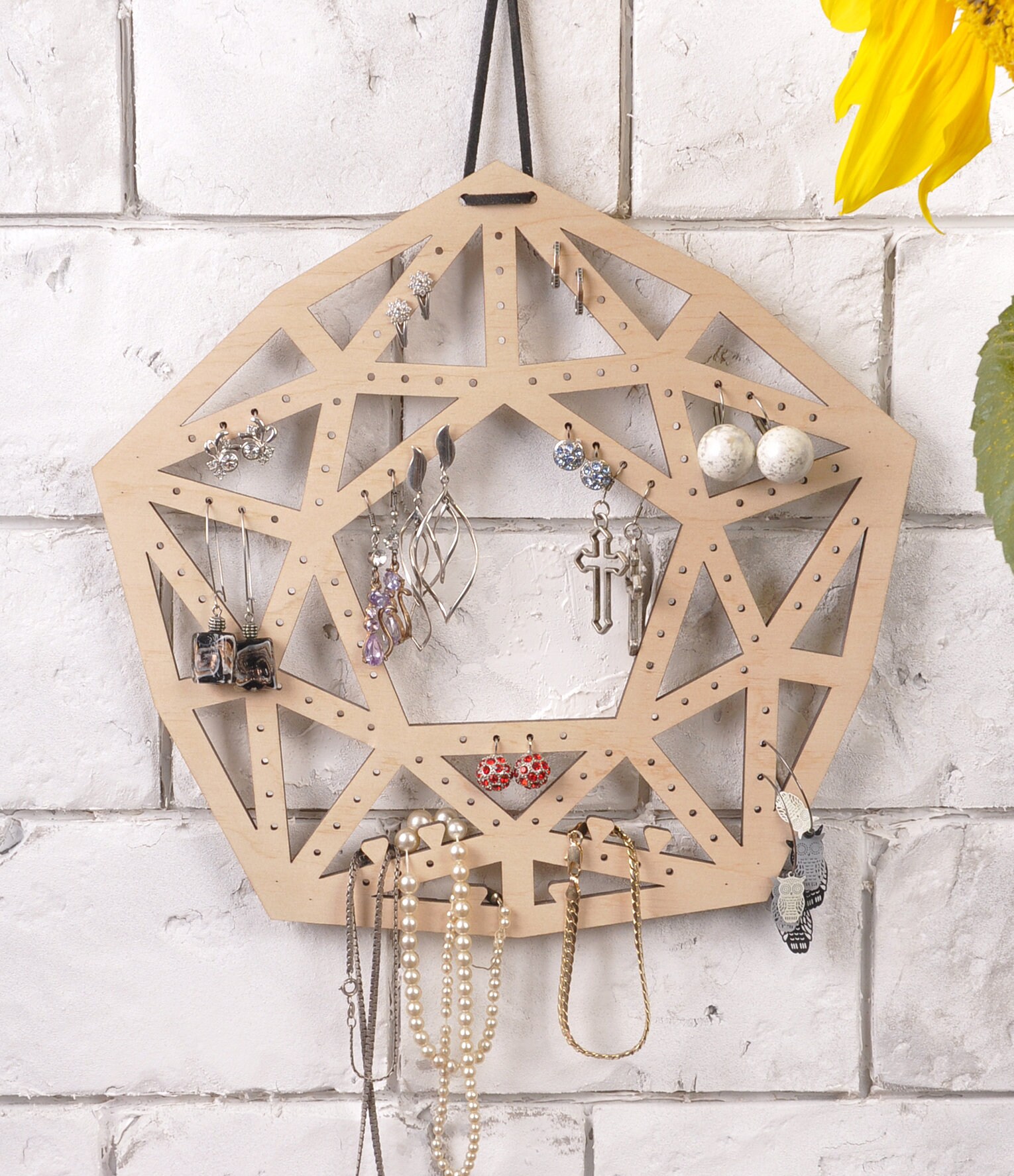 Earring Holder Wall Earring Holder. Jewelry Stand. Earring - Etsy