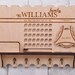 Wooden Perpetual Calendar. Wall Key Holder | Etsy