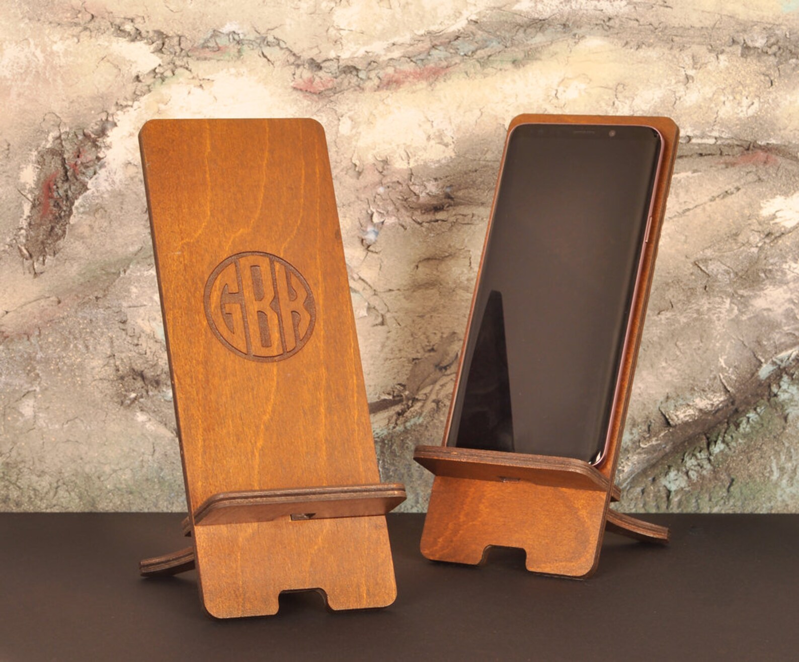Wooden Phone Stand Charging Station Gift Phone Holder 30th - Etsy