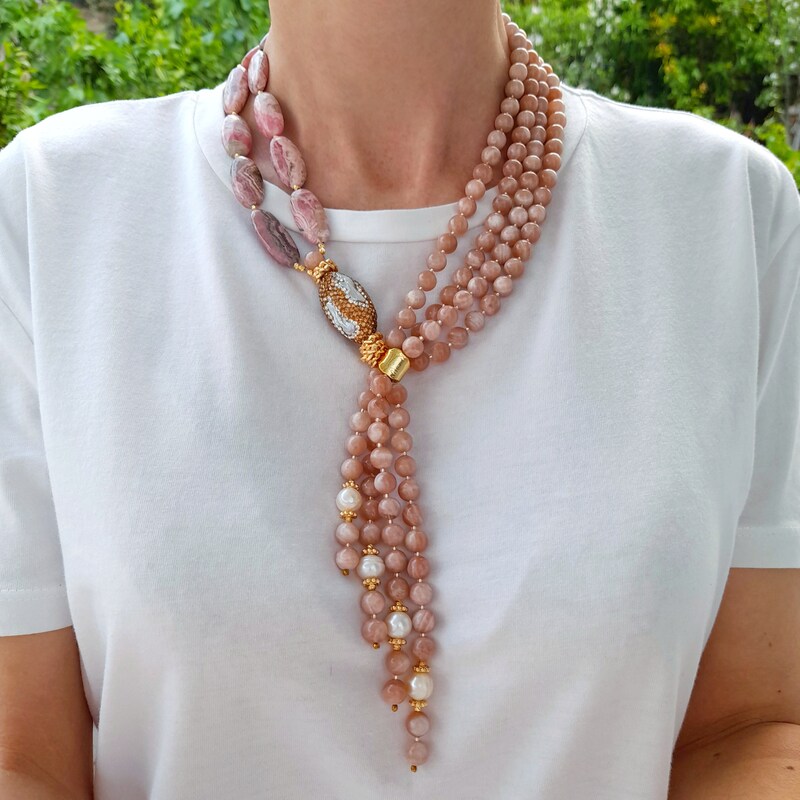 Multistrand Necklace - Etsy