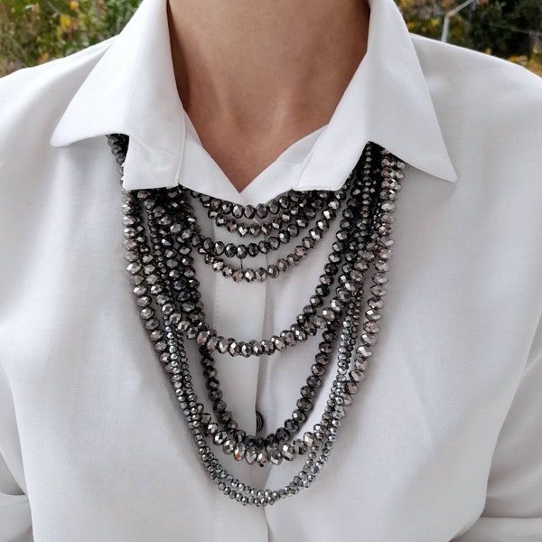 Long Chunky Statement Necklaces - Etsy