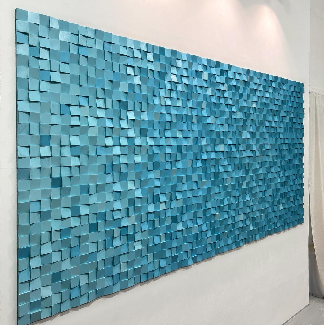 Wood Wall Sound Diffuser Art – Acoustic Decor for Home Theaters ...