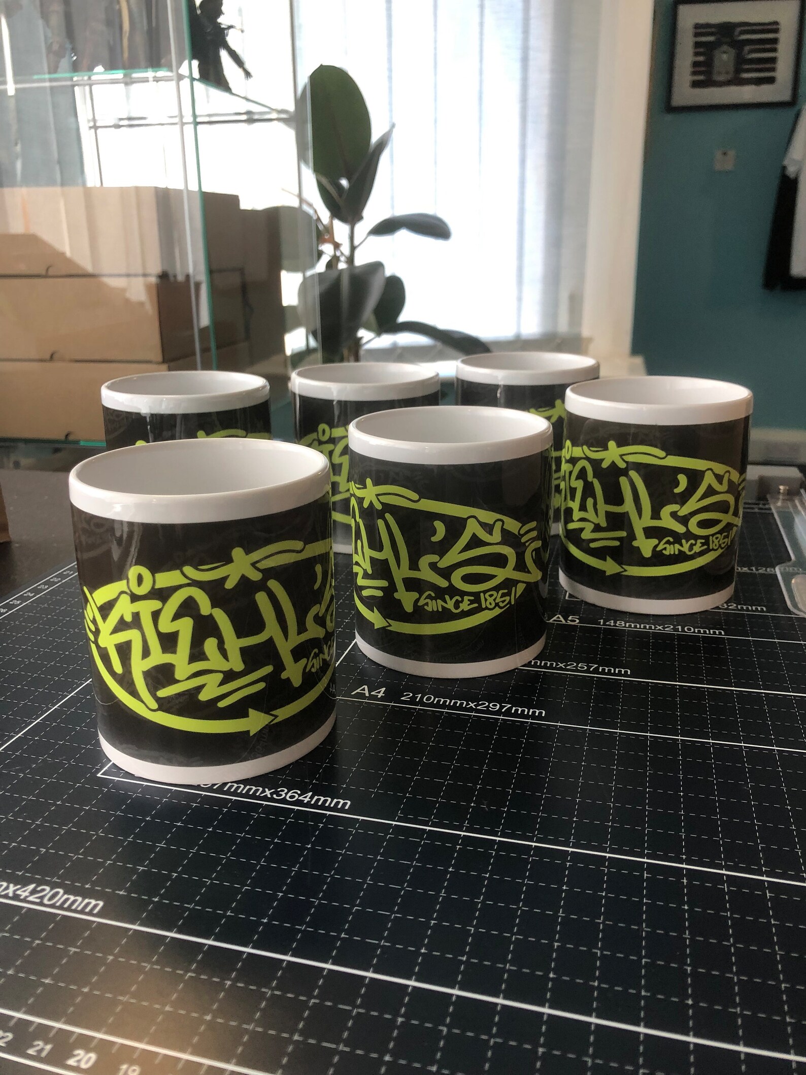 Personalised Graffiti Mug, Original Hand Drawn, Unique Design ...