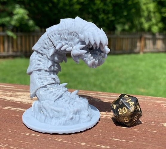 Purple Worm - Dnd, Dungeons and Dragons, Tabletop Gaming, Miniature ...