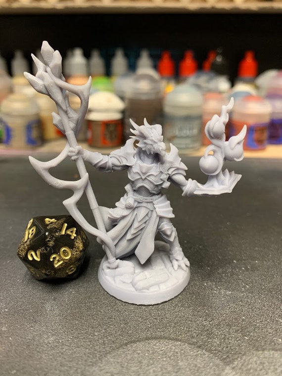 Scramax the Battlemage Dnd Dungeons and Dragons Tabletop - Etsy