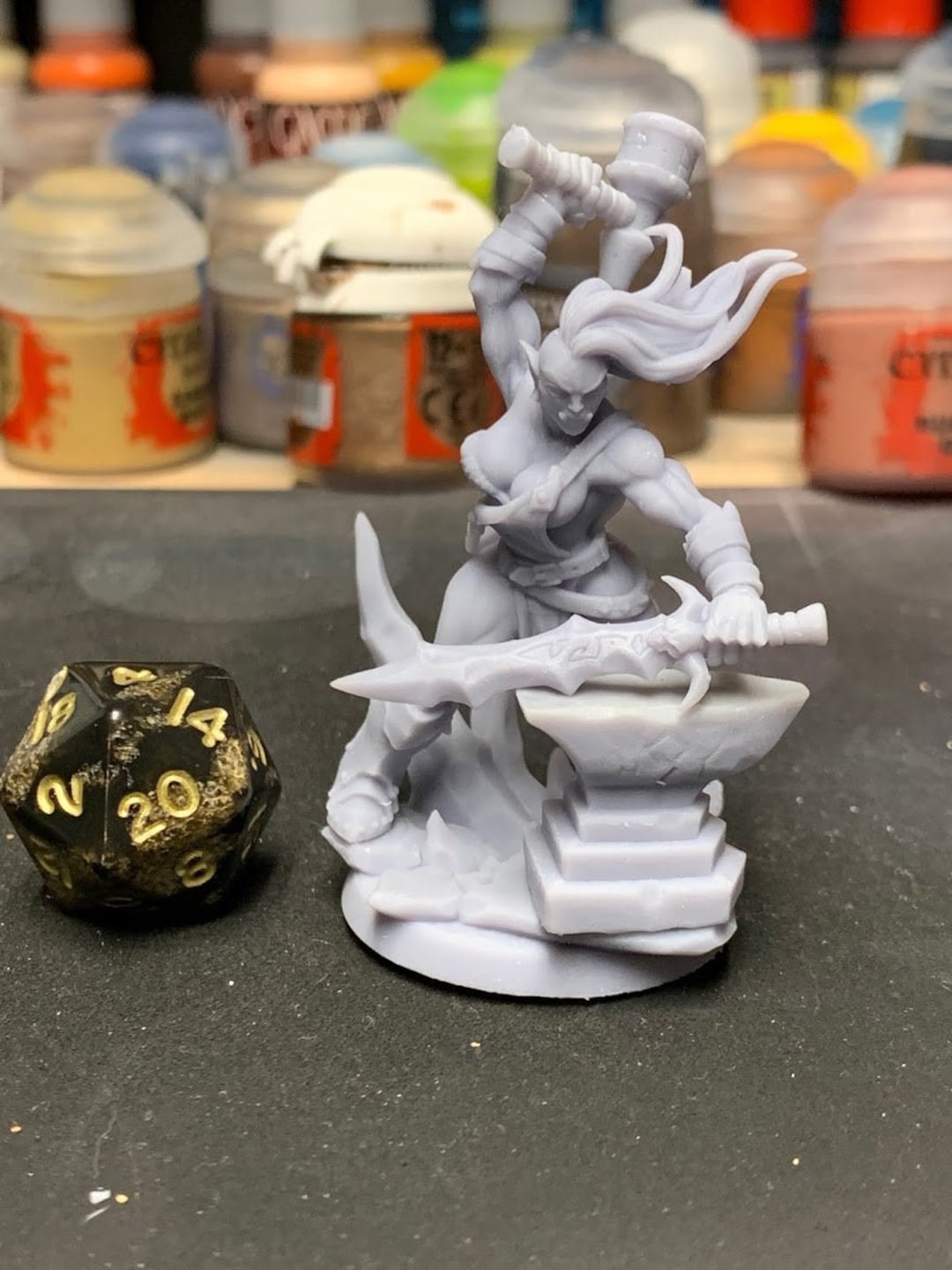 Orc Blacksmith - Dnd, Dungeons and Dragons, Tabletop Gaming, Miniature ...