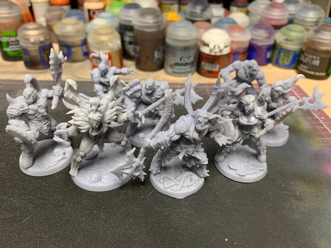 Savage Orcs Dnd, Dungeons and Dragons, Tabletop Gaming, Miniature ...