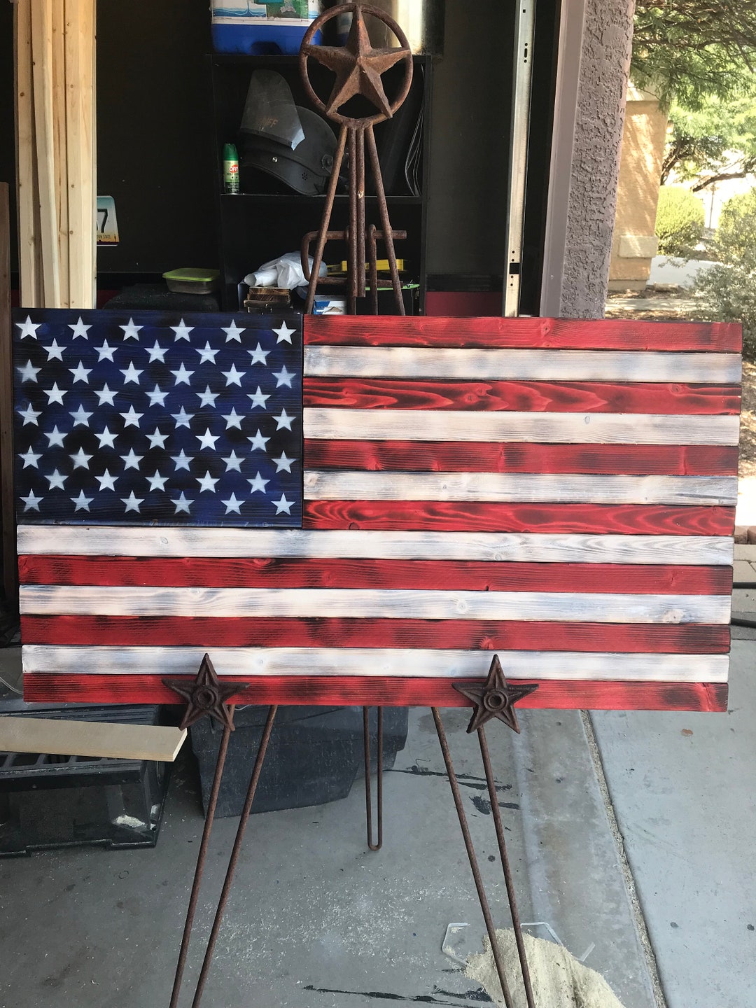 Handmade American Flag - Etsy