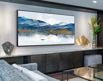 Extra Long Horizontal Landscape Drawing - Etsy