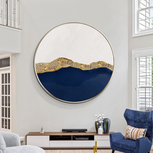 Gold Circle Wall Decor - Etsy
