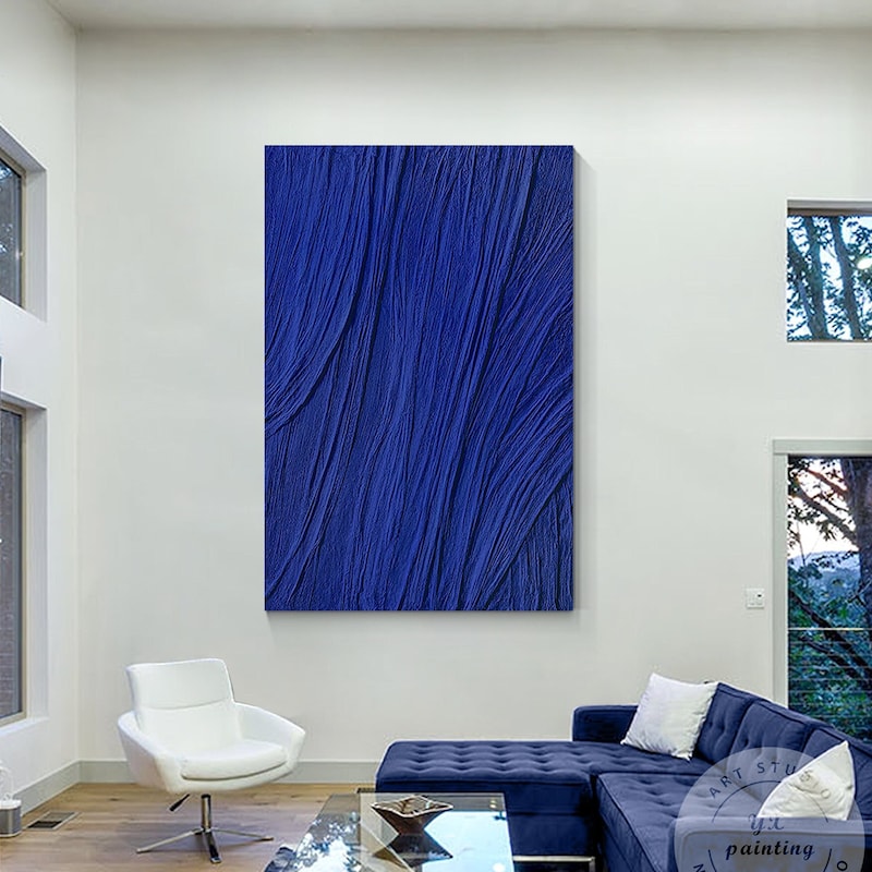 Royal Blue Wall Art - Etsy