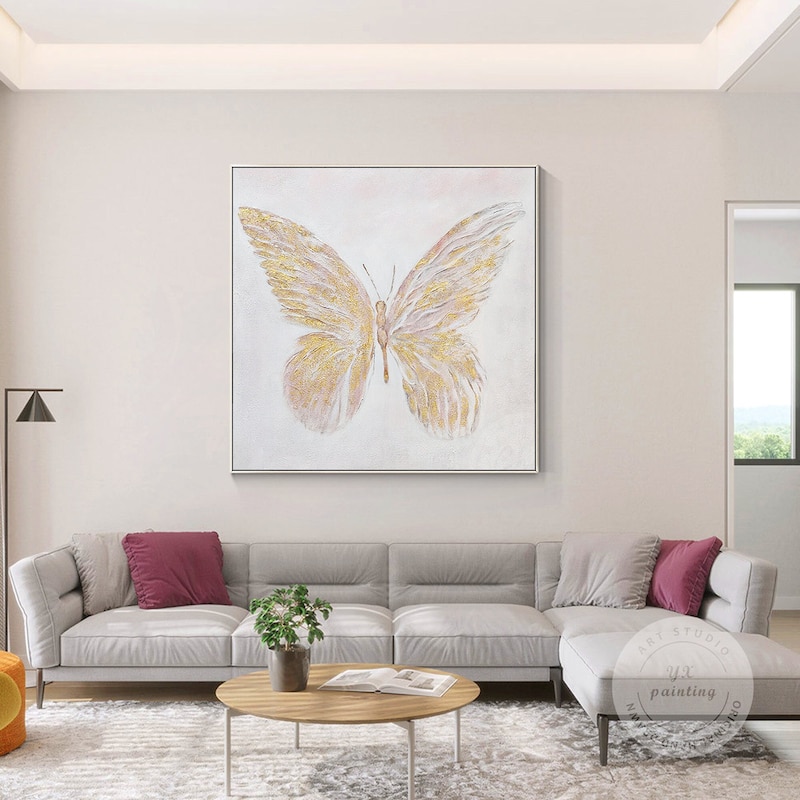 Textured Art Butterfly - Etsy