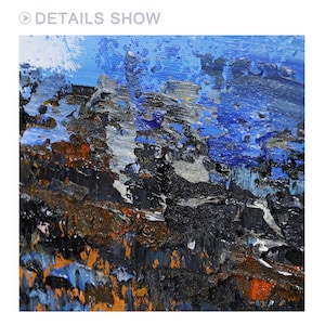 Sunrise Texture Original Abstract Painting on Canvas, Extra Large Huge ...