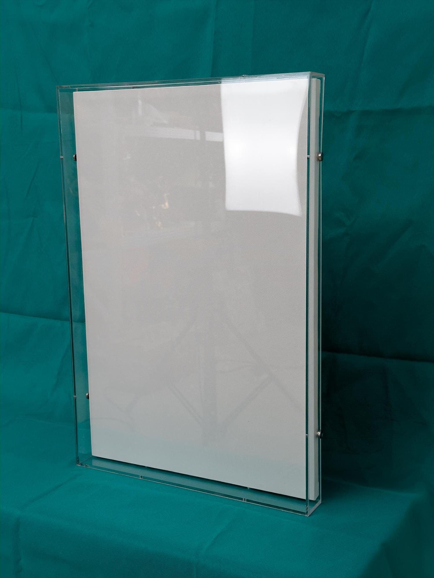 Acrylic Frame Box for Art: Blank Stretched Canvas Shadow Box - Etsy