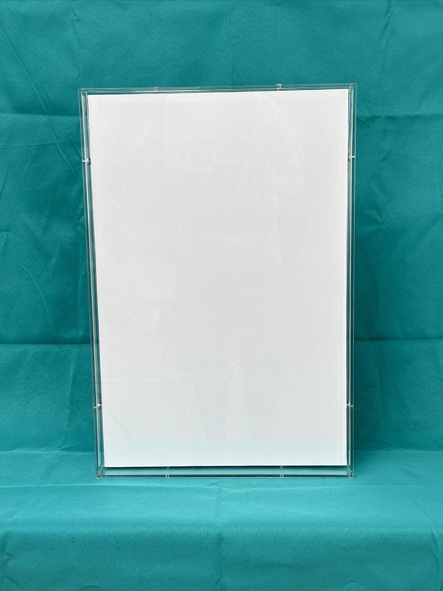 Acrylic Frame Box for Art: Blank Stretched Canvas Shadow Box - Etsy