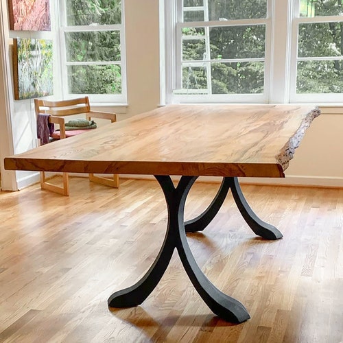 Metal Table Legs set of 2 C Channel C4x5.4 - Etsy