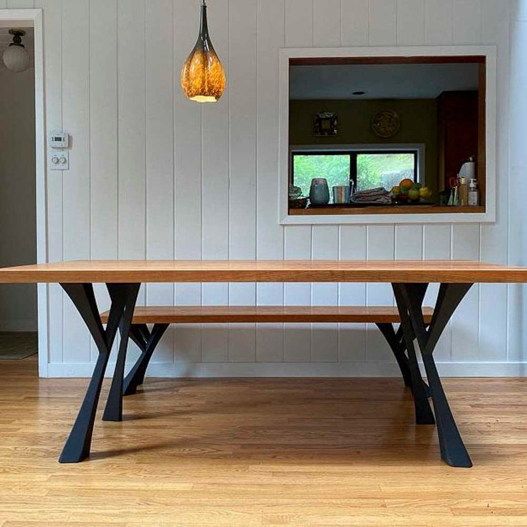 Table Legs W5 X H28 set 4 Pcs Desk Legs, Metal Table Legs for Furniture ...