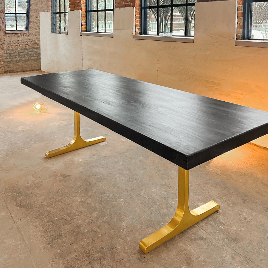 Handmade Gold Brass Legs Metal Table Legs Desk Legs - Etsy
