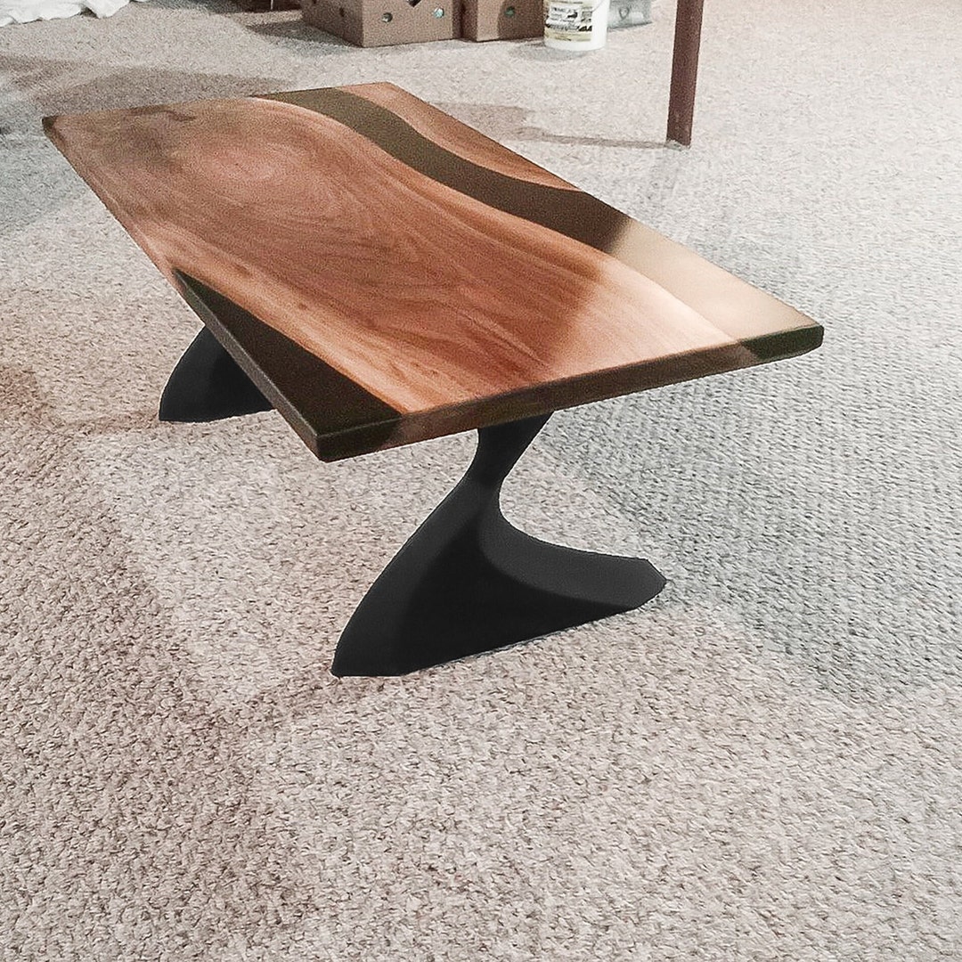 Coffee Table Legs w20x H16 Small Table Legs set of 2 Pcs Only Metal ...