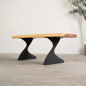 Coffee Table Legs w20x H16 Small Table Legs set of 2 Pcs Only Metal ...