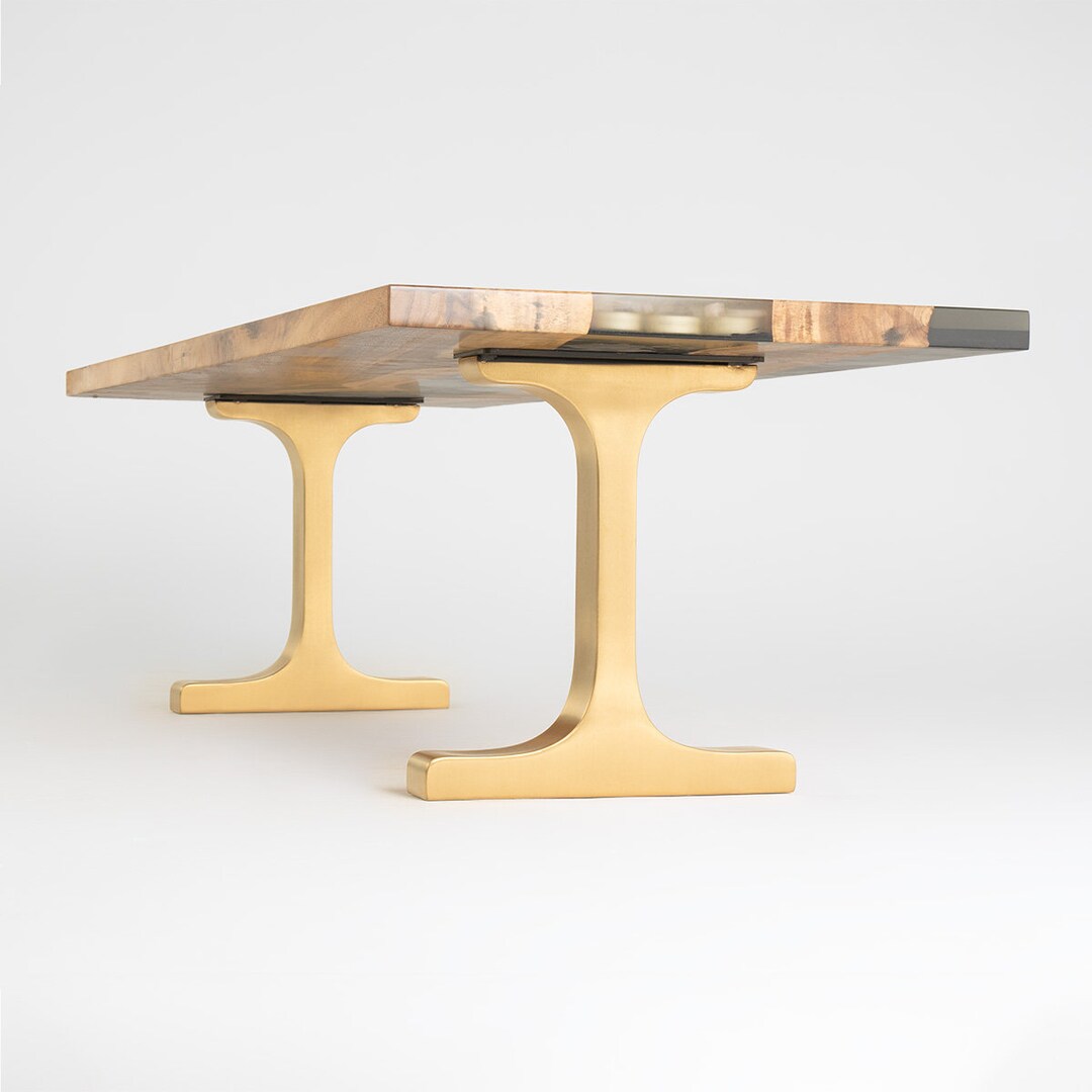 Gold Brass Legs w15 X H16 Handmade Metal Legs set of 2 Pcs ONLY ...