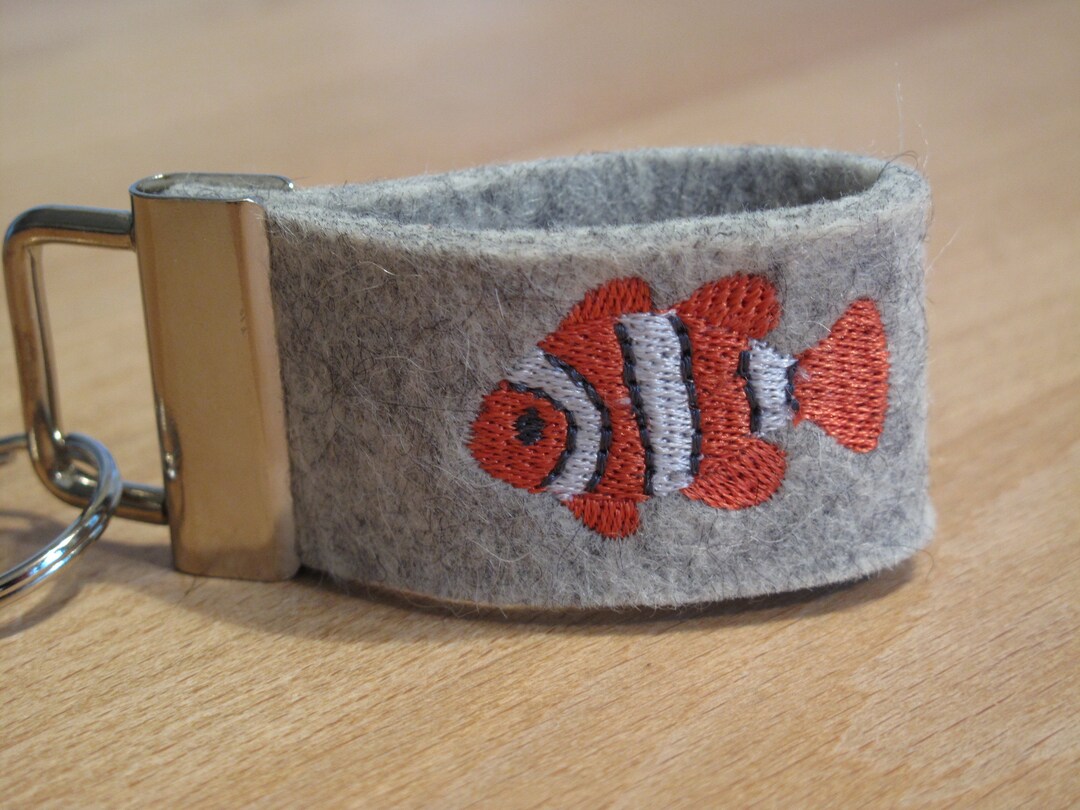 Clownfish Encouragement Fish Lanyard Key Chain Pendant Pin - Etsy