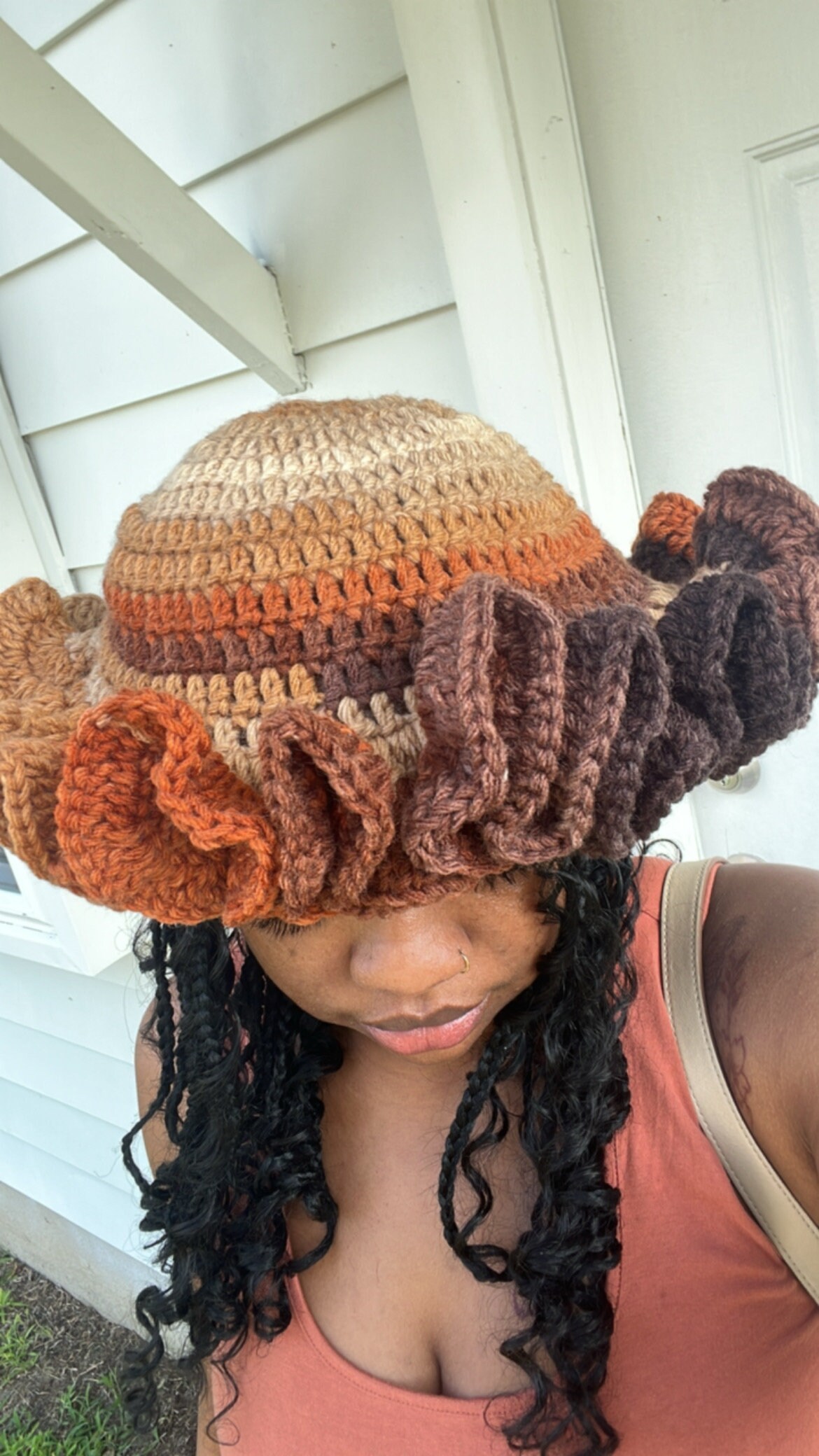 Ruffle Bucket Hat - Etsy