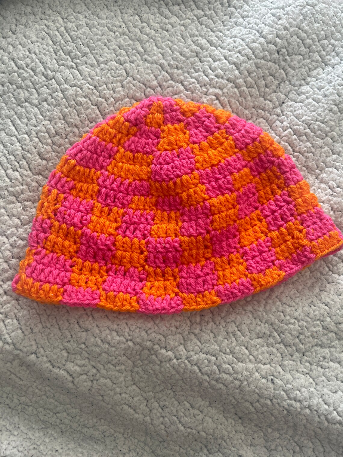 Checkered Bucket Hat - Etsy