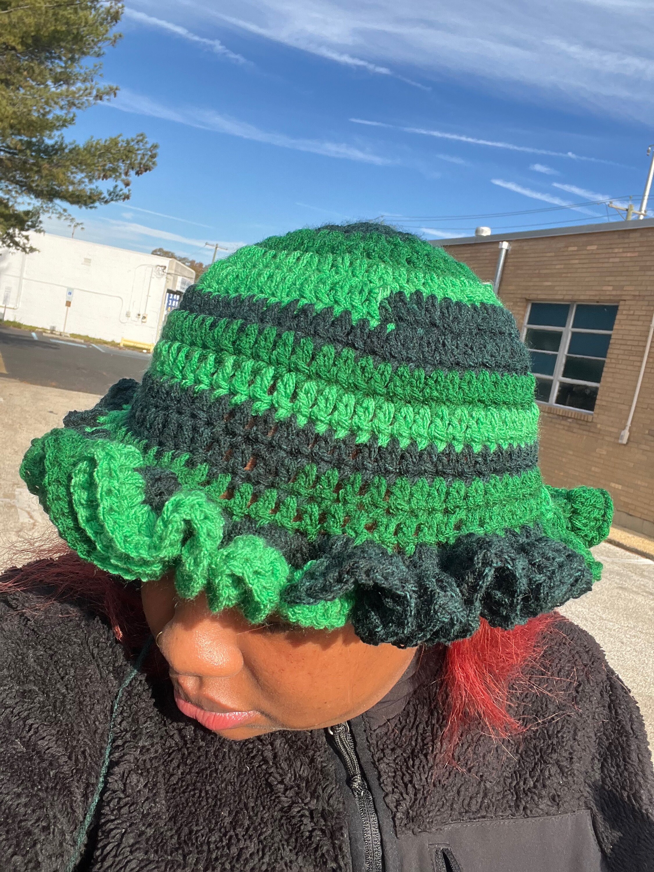Ruffle Bucket Hat - Etsy