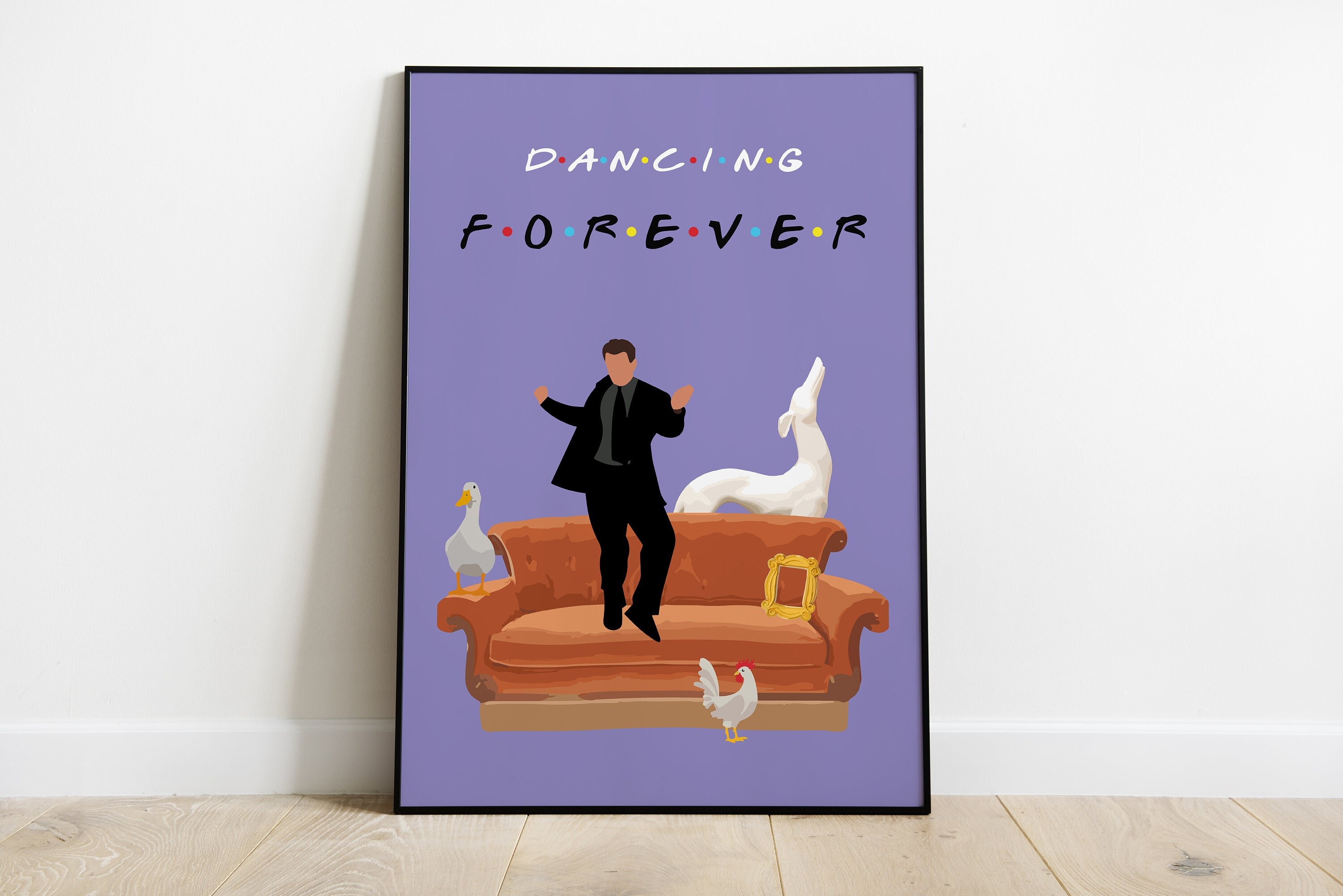 Tribute to Matthew Perry Chandler Bing Dancing Forever - Etsy