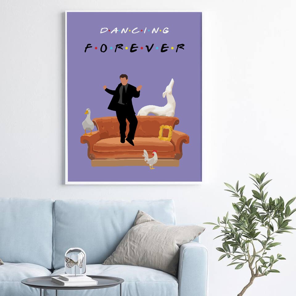 Tribute to Matthew Perry Chandler Bing Dancing Forever - Etsy