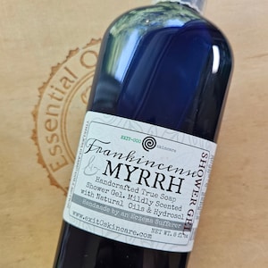 Liqsp: Frankincense Myrrh Shower Gel BESTSELLER! - Etsy