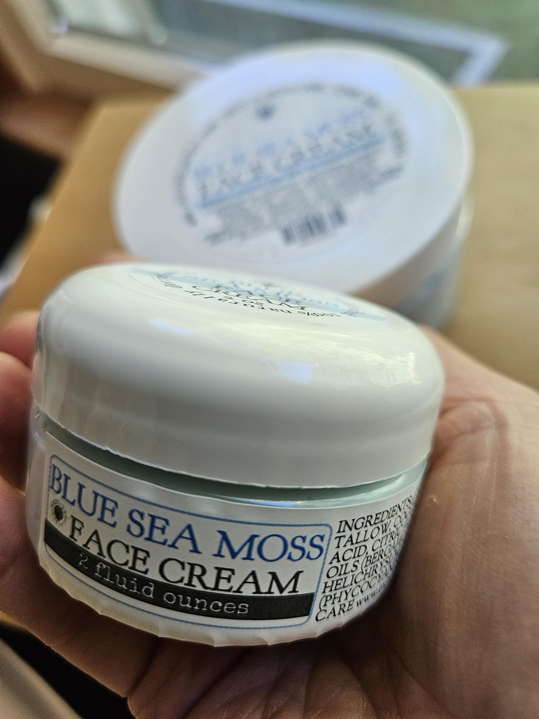 Creme: Naturally Blue Sea Moss Face Cream - Etsy