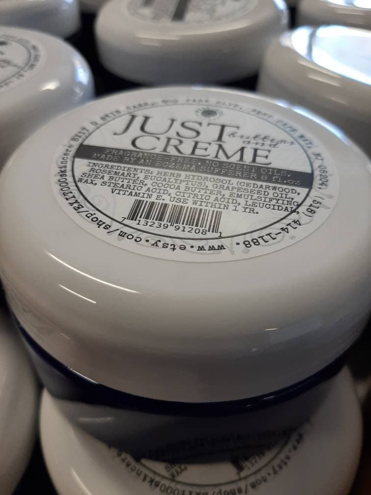 Creme: JUST Creme. Fragrance-free Unscented. Made by an Eczema - Etsy