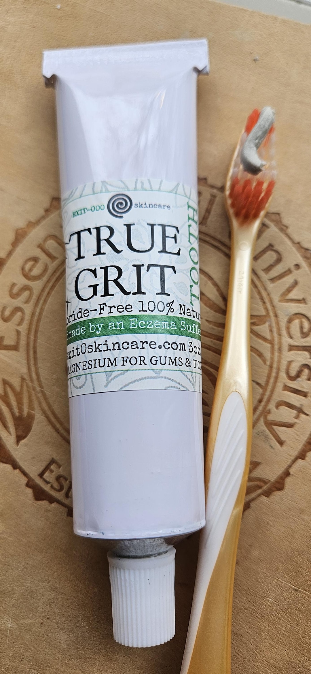 Teeth: True Grit Toothpaste (mild Grit) - Etsy