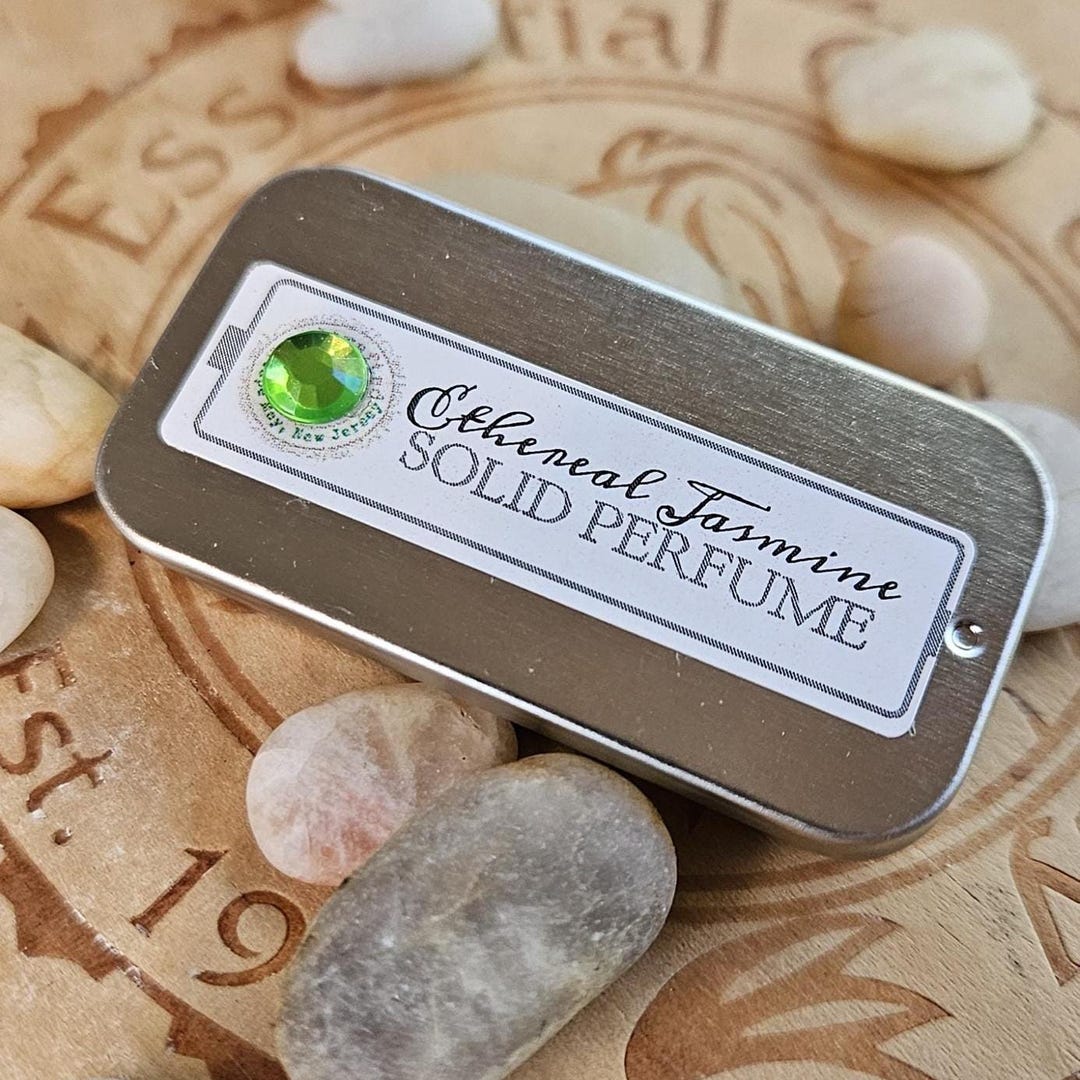 Perf: Ethereal Jasmine Solid Perfume - Etsy