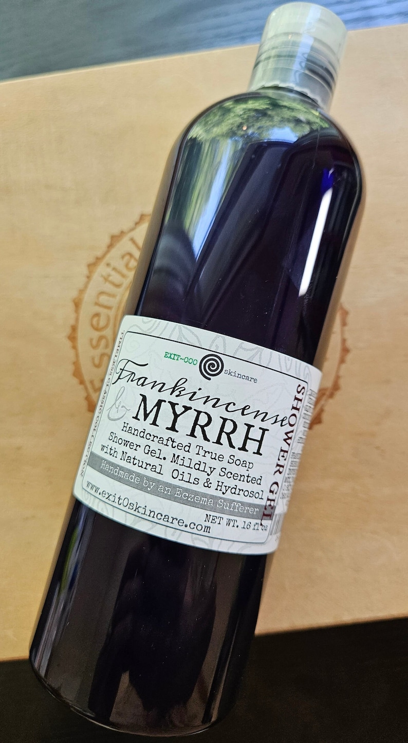 Liqsp: Frankincense Myrrh Shower Gel BESTSELLER! - Etsy