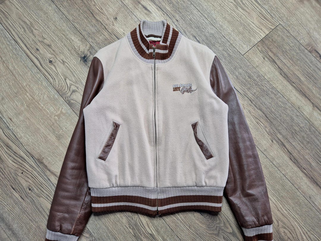 Levis Vintage Varsity Jacket Red Tab Medium Size Women Colorado Girls ...