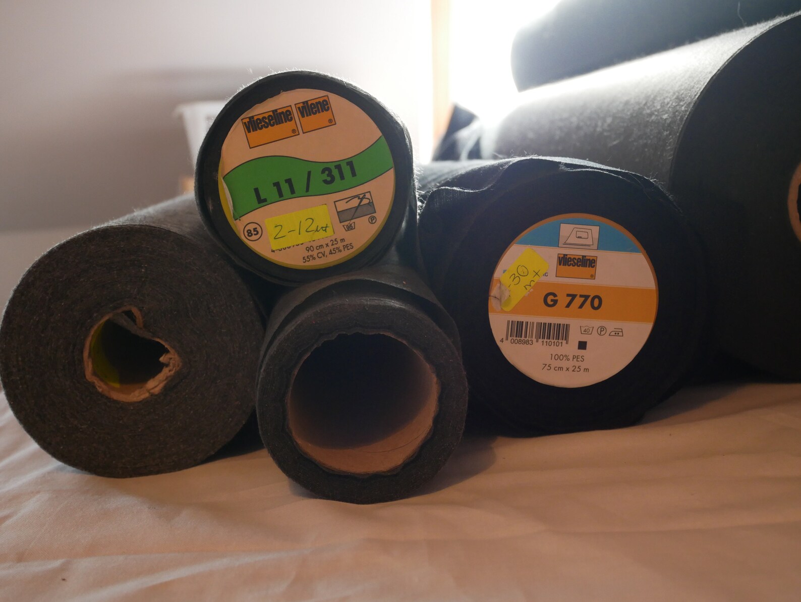 Interfacing: Light, Medium and Heavy, Sew in or Iron On, Interlining - Etsy