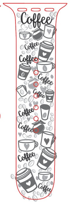 Watch Band File Laser Engrave Watch Band File - Coffee - Etsy