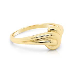 Ocean Wave Ring in Solid Sterling Silver, Beach Sea Summer Ring, Gold ...